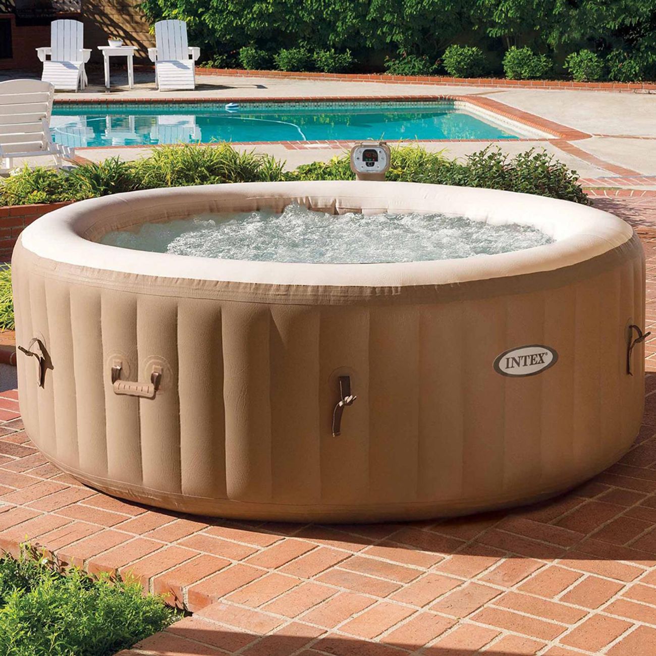 Jacuzzi Inflable Intex Burbuja Terapia 1098Lts 196 x 71 cm - fravega